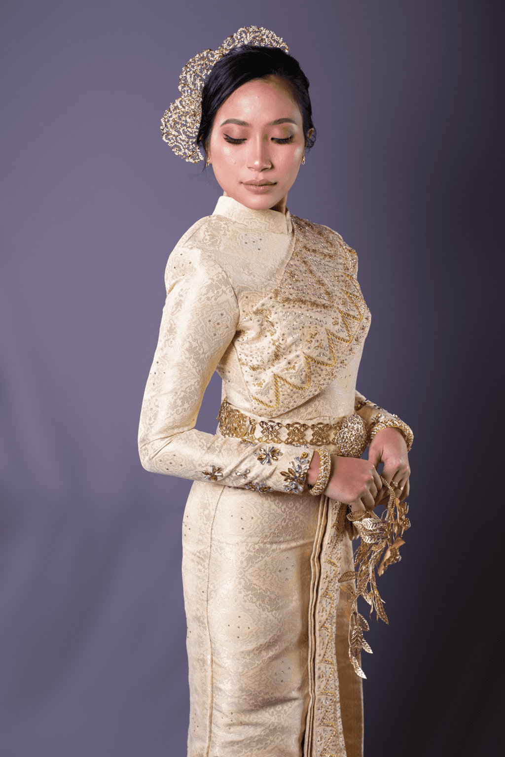 Songket Saigon Champagne Gold – NikahSatu
